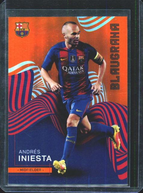 2023-24 TOPPS TOPPS FC Barcelona Team Set Andrés Iniesta /25 Orange ...