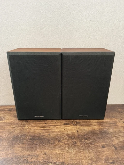 VINTAGE REALISTIC MC-800 Speakers Input 8 Ohms 40 Watt (Pair) (Tested ...
