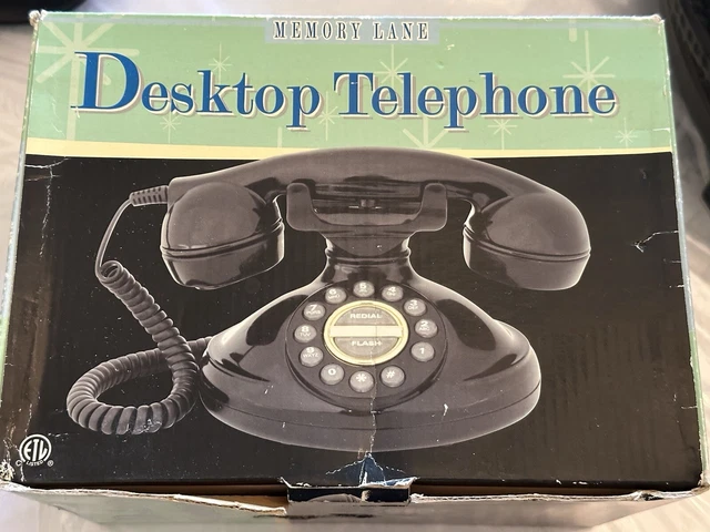 VINTAGE MEMORY LANE Desktop Telephone £11.44 - PicClick UK