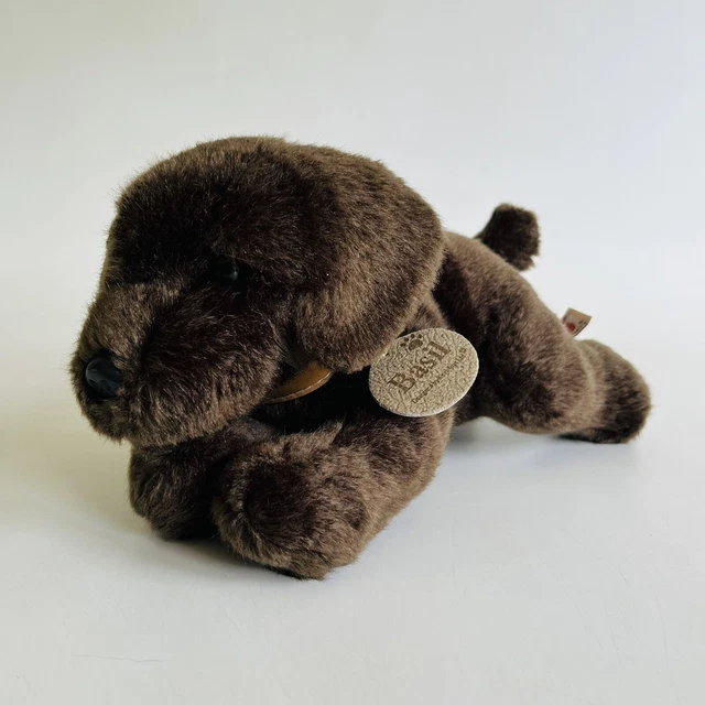 KEEL TOYS SOFT Toy Cuddly Plush Basil Chocolate Labrador Dog Puppy ...