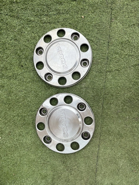 SCANIA TRUCK WHEEL Trims 22.5 Stainless Steel 1Pair £44.26 - PicClick UK