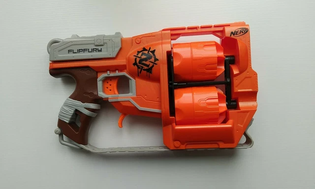 NERF ZOMBIE STRIKE Flipfury Blaster/Gun Plus 15 Darts No4 EUR 10,34 ...