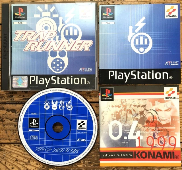 RARE - TRAP Runner Black Label Complet Boîte Notice Sony Ps1 Pal Euro ...