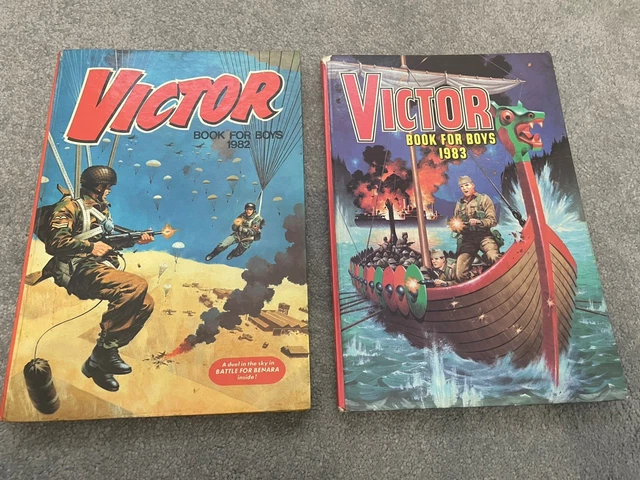 THE VICTOR BOOK For Boys 1982 and 1983- Victor Annual £4.50 - PicClick UK