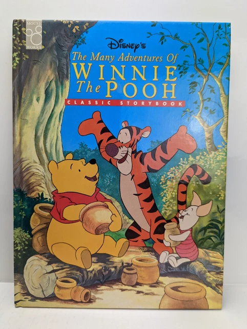 THE MANY ADVENTURES Of Winnie The Pooh by AA Milne - Hardcover Children ...