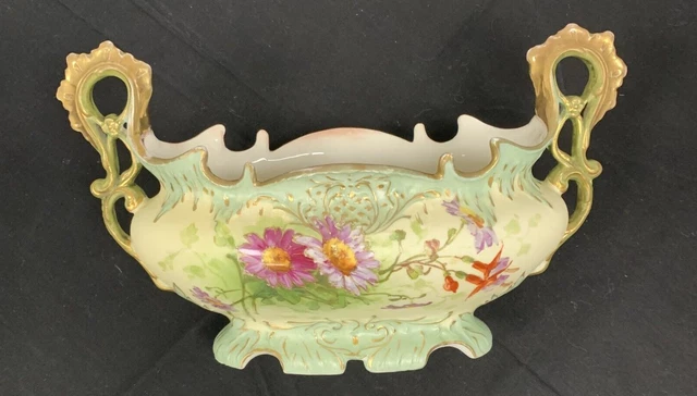 ART NOUVEAU TWIN-HANDLED vase from the Alexandra Porcelain Works £20.00 ...