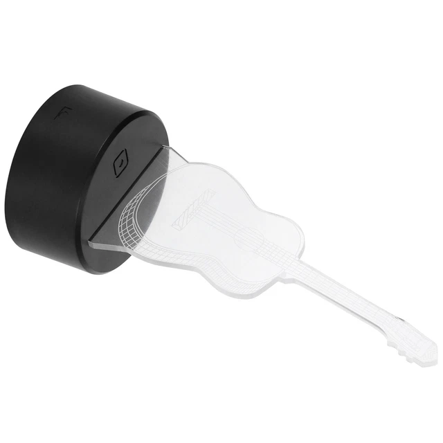 2 3D GUITAR Night Light LED For Home Decor Touch Switch Lamp £8.10 ...