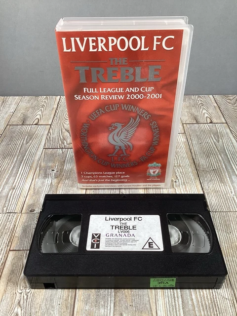 LIVERPOOL FC THE Treble VHS Cassette Tape - League & Cup Season Review ...