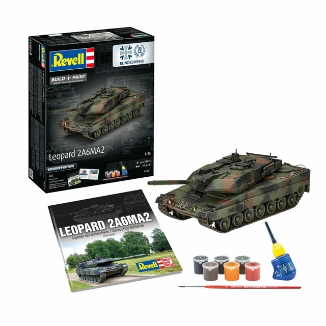 REVELL PANZER-MODELL-SET LEOPARD 2 A6A2 - 70 Jahre Bundeswehr Edition ...