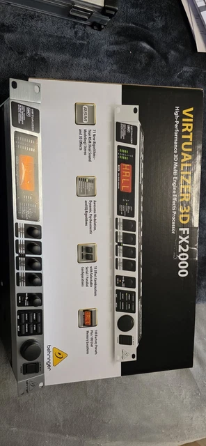 BEHRINGER FX2000 3D Virtualizer Multi-Engine Effects Processor £52.70 ...