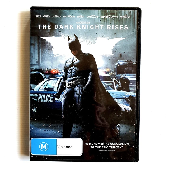THE DARK KNIGHT Rises DVD 2012 Action, Superhero, Christian Bale ...