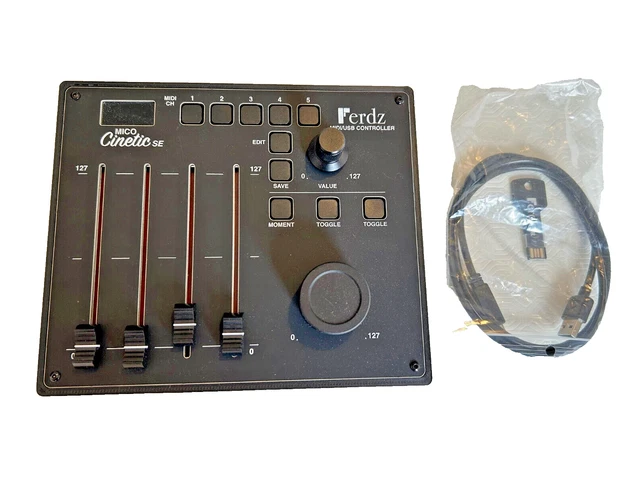 CONTROLLER CC DAW MIDI 4 X 100 mm fader | Ferdz Mico Cinetic SE ...