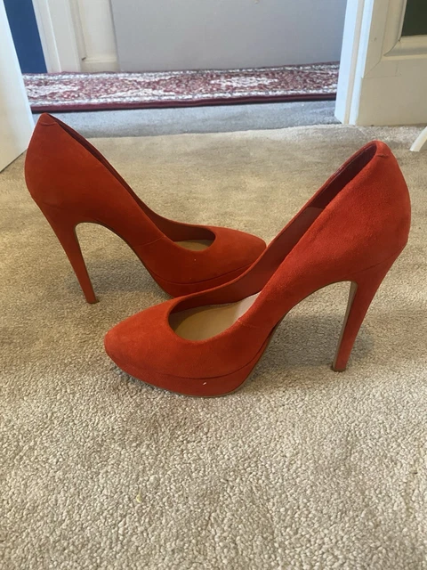 CARVELA KURT GEIGER Women's Red Suede Courts Size UK 6 (EU 39) £21.50 ...