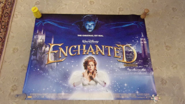 DISNEY GISELLE (AMY adams) Enchanted cinema quad poster 40x30" £21.52 ...