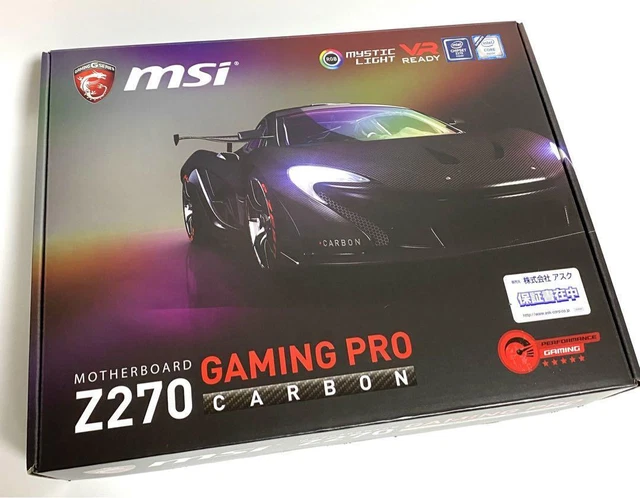 MSI Z270 GAMING Pro Carbon Motherboard £270.39 - PicClick UK