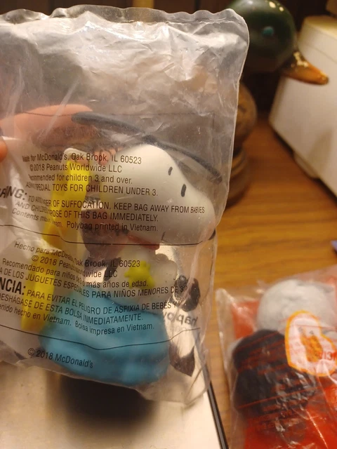 PEANUTS SNOOPY HELICOPTER Snoopy 2018 McDonald's Happy Meal Toy #10 NEW NIB EUR 8,76 - PicClick FR