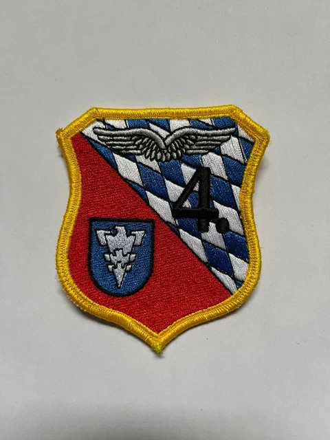 BUNDESWEHR LUFTWAFFE ABZEICHEN Aufnäher Patch - 4. Inspektion ...