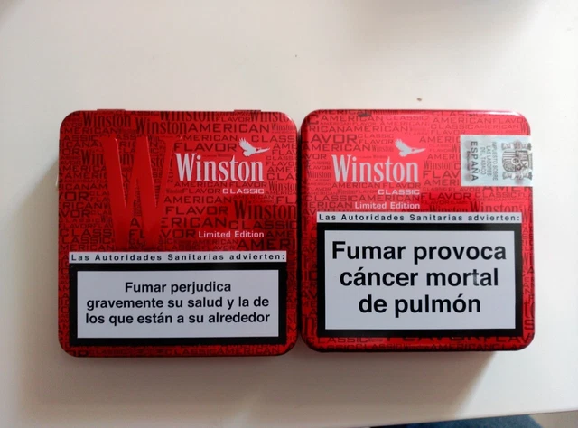 LATA DE TABACO WINSTON, VACIA, EDICION LIMITADA boîte vide EUR 9,33 ...