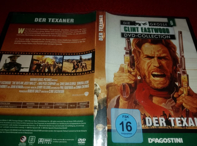 DER TEXANER - DVD - Clint Eastwood DVD Collection EUR 3,33 - PicClick DE