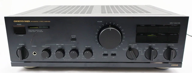 ONKYO INTEGRA INTEGRATED Stereo Amplifier A-8450 ohne Fernbedienung ...