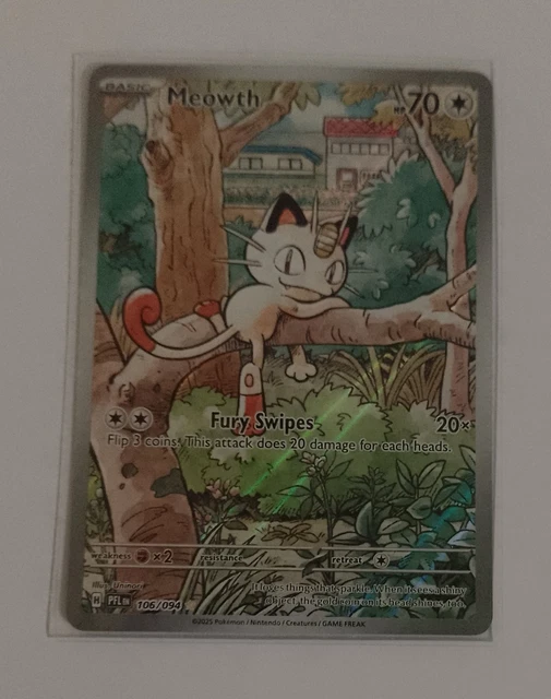 POKÉMON TCG: PHANTASMAL Flames - Meowth (106/094) £18.29 - PicClick UK