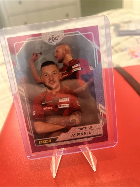 PANINI PDC WORLD Championship 2025/26 Nathan Aspinall Pink Sparkle ...
