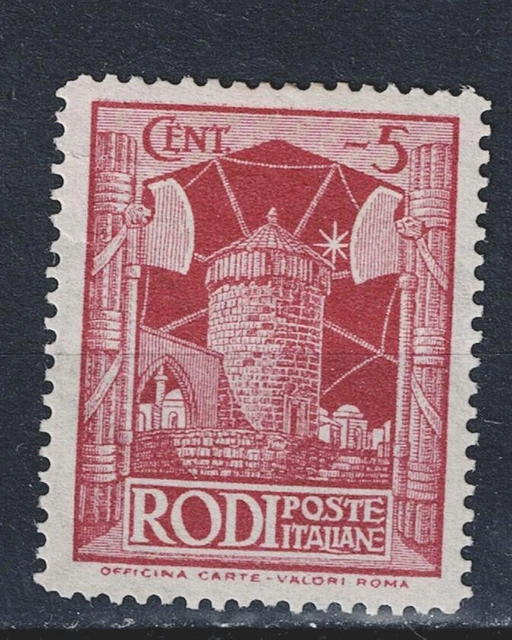 RHODES ISLAND WW2 Italian Occupation Fort stamp 1942 MLH A-2 $8.99 ...
