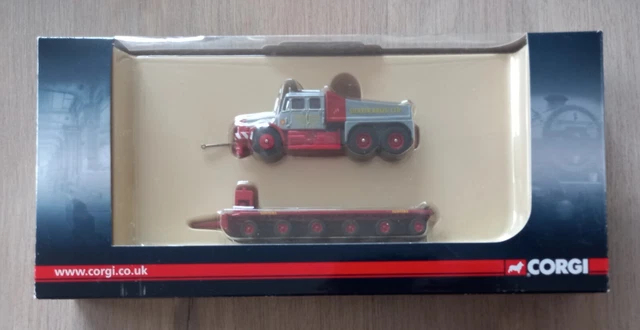 CORGI TRACKSIDE DG198014 1/76 Scammell Contractor Low Loader Sunter ...
