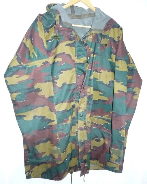 BELGIAN ARMY, JIGSAW Pattern Camo, Gortex Smock, Hooded Parka, Jacket ...