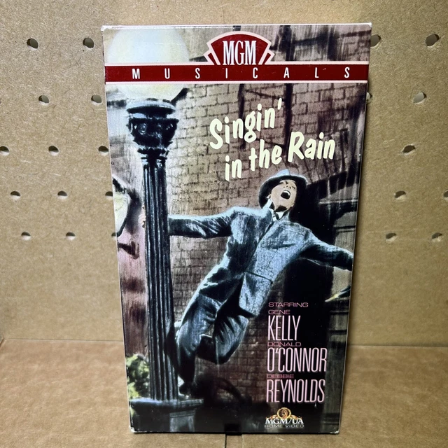 SINGIN IN THE Rain Classic Musical Gene Kelly Debbie Reynolds VHS Tape ...