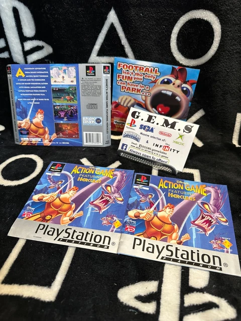 DISNEY'S ACTION GAME Featuring Hercules PS1 PlayStation 1 (MANUAL ...