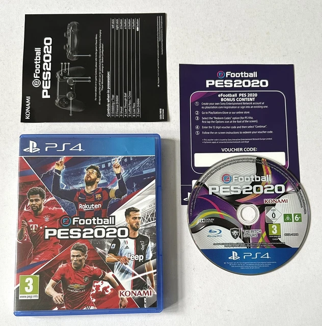 EFOOTBALL PRO EVOLUTION Soccer PES 2020 Sony PlayStation 4 PS4 Complete ...