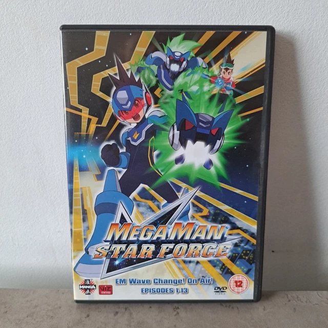 MEGAMAN STAR FORCE Em Wave Change On Air Episodes 1-13 Manga Capcom DVD ...