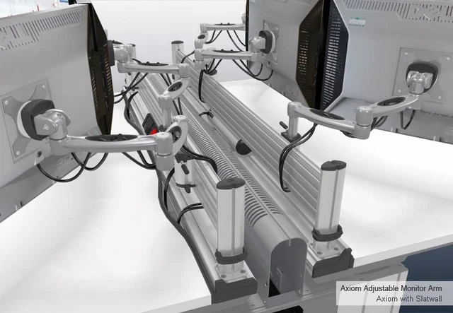 CBDI AXIOM MONITOR arm. Slat wall Clamp 1 of 35 £29.70 - PicClick UK