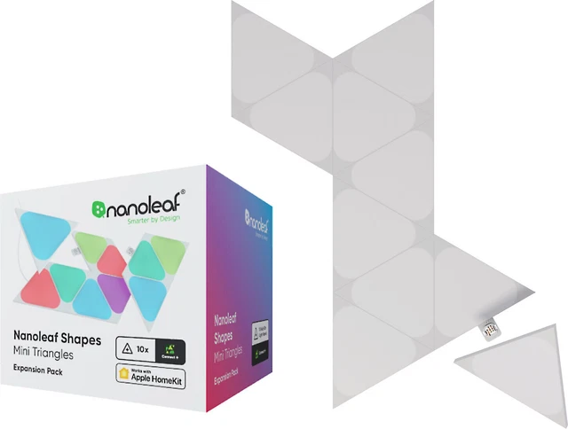 NANOLEAF SHAPES MINI Triangles Expansion Pack- 10 Pack EUR 89,56 ...