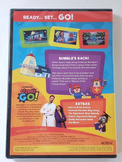 SUPERBOOK GIZMO GO! DVD Return Of The Flying House A Lesson In Humility ...