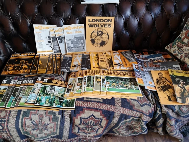 60 X VINTAGE Wolves Programmes Etc 1970s £30.00 - PicClick UK