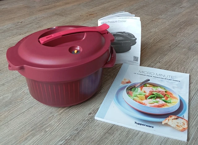 TUPPERWARE - Micro Minute / Autocuiseur pour micro-ondes + Livre de ...
