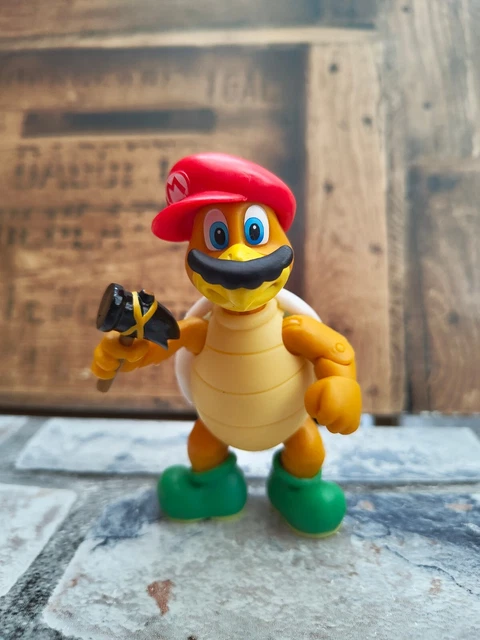 FIGURINE ARTICULÉE SUPER Mario Odyssey Captured Hammer Bro 3,5 pouces ...
