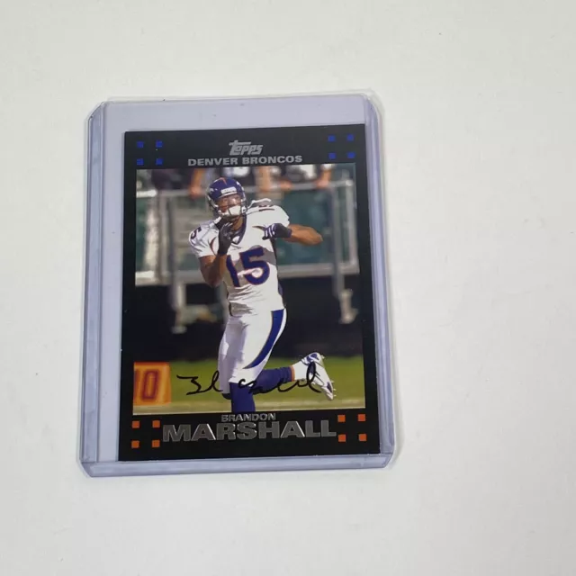 2007 TOPPS #140 Brandon Marshall WR Football Denver Broncos NEUF OU ... 2007 TOPPS #140 Brandon Marshall WR Football Denver Broncos NEUF OU ...