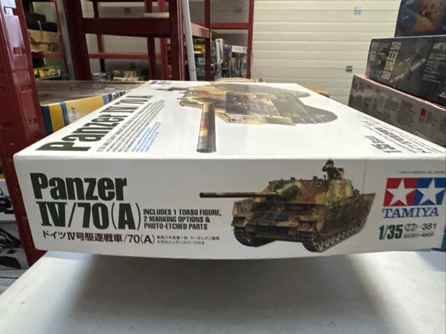TAMIYA 1/35 WW2 German Panzer IV - 70A tank model kit £40.00 - PicClick UK