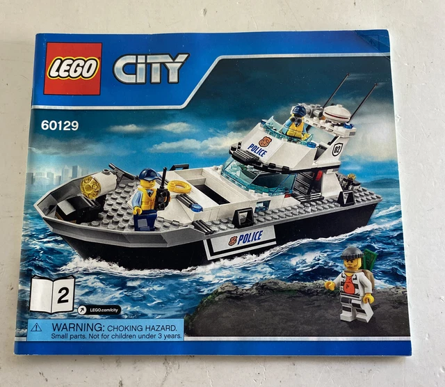 LEGO CITY POLICE Boat 60129 INSTRUCTIONS SEULEMENT livret #2 EUR 5,47 ...