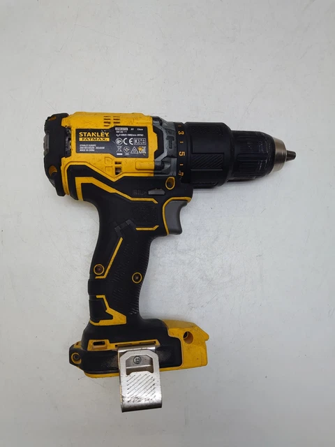 STANLEY FATMAX SFMCD715 Cordless V20 18V Brushless Hammer Drill Li-Ion ...