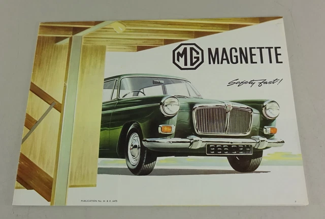 PROSPECTUS / BROCHURE MG Magnette Support 08/1964 EUR 44,75 - PicClick FR