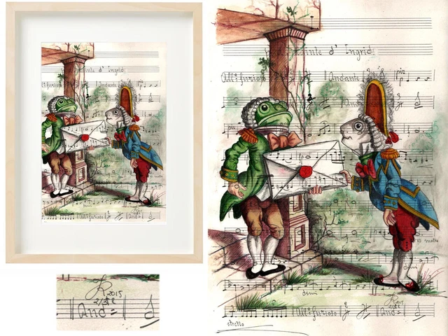 ALICE AU PAYS DES MERVEILLES de Juanjo De Julián, numéroté et signé J9G ...