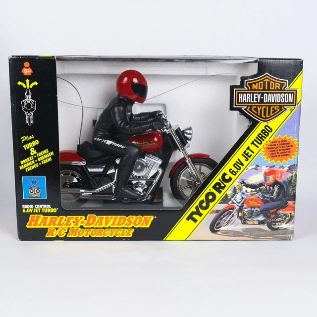 BNIB 1994 TYCO Taiyo R/C radio control 1:8 Motorcycle Harley Davidson £ ...