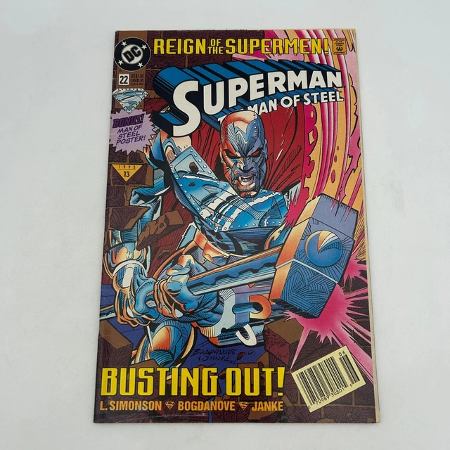 SUPERMAN THE MAN Of Steel Reign Of The Supermen! #22 (June 1993 ...