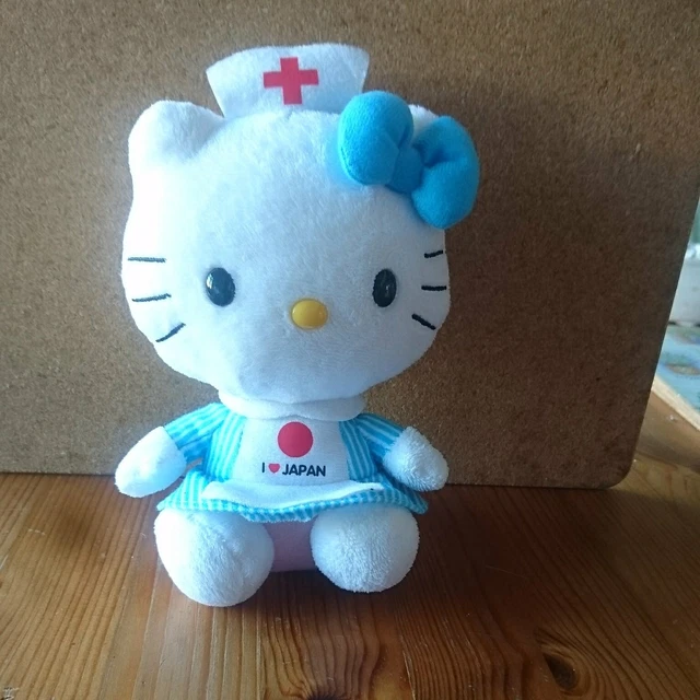 TY BEANIE BABY Hello Kitty Sanrio I Love Japan Soft Plush Toy Approx 6 ...
