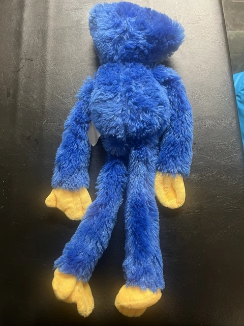 POPPY PLAYTIME BLUE Huggy Wuggy Open Mouth Plush Soft Toy Sticky Hands ...