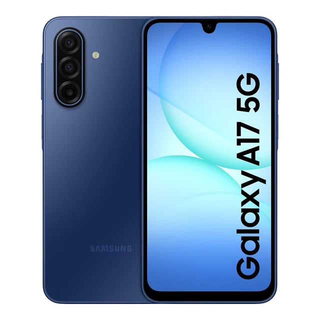 SAMSUNG GALAXY A17 5G Smartphone 128GB AI Mobile SIM Free Blue SM ...